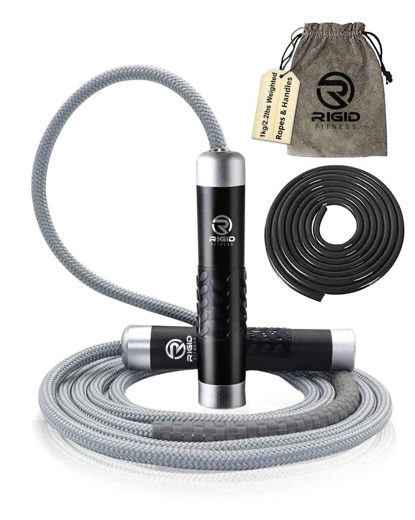 Critical Weighted Jump Rope – 1kg Dual-Cable Adjustable Speed Rope ...