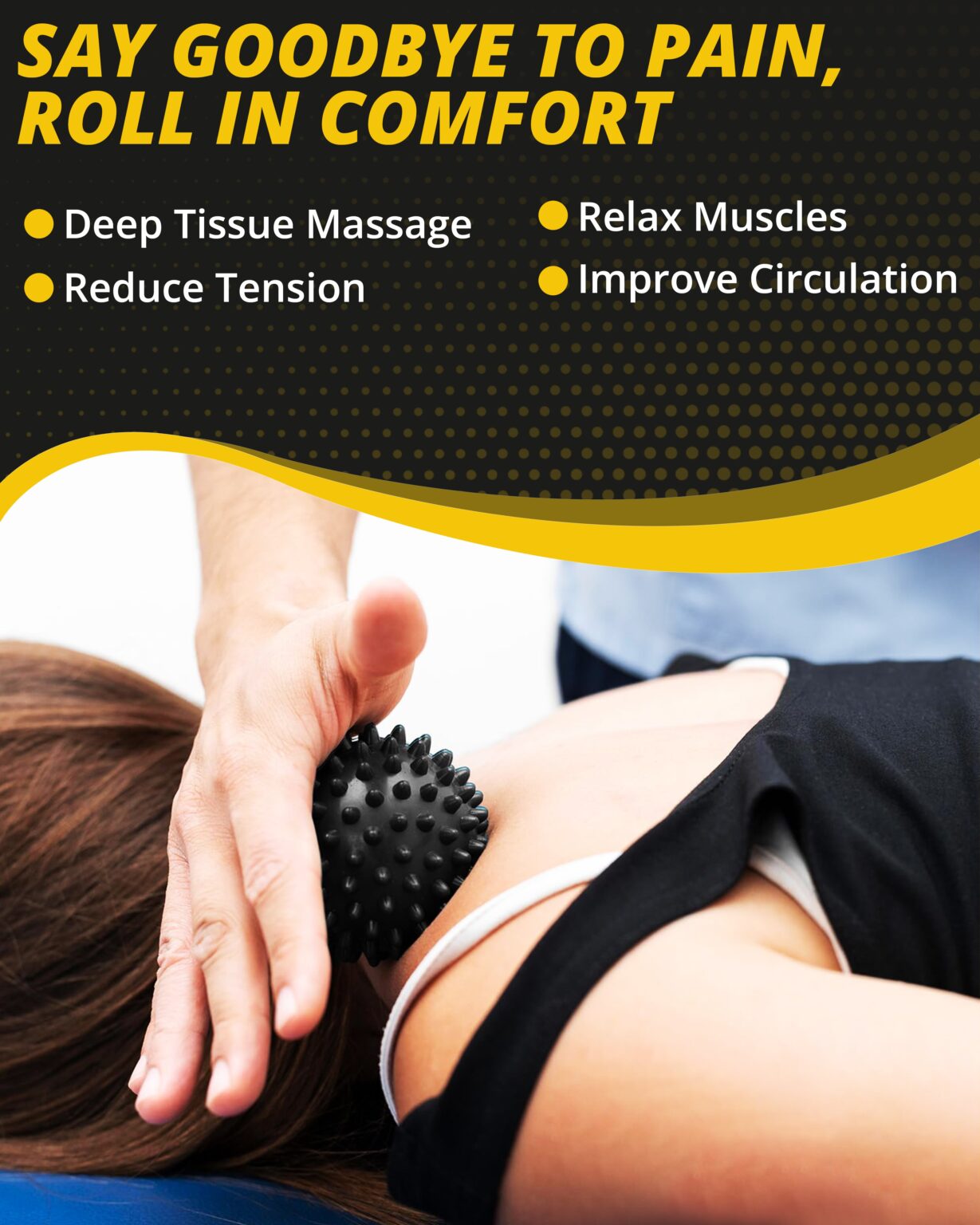 4-Piece Massage Ball Set – Deep Tissue & Trigger Point Kit - RIGID FITNESS